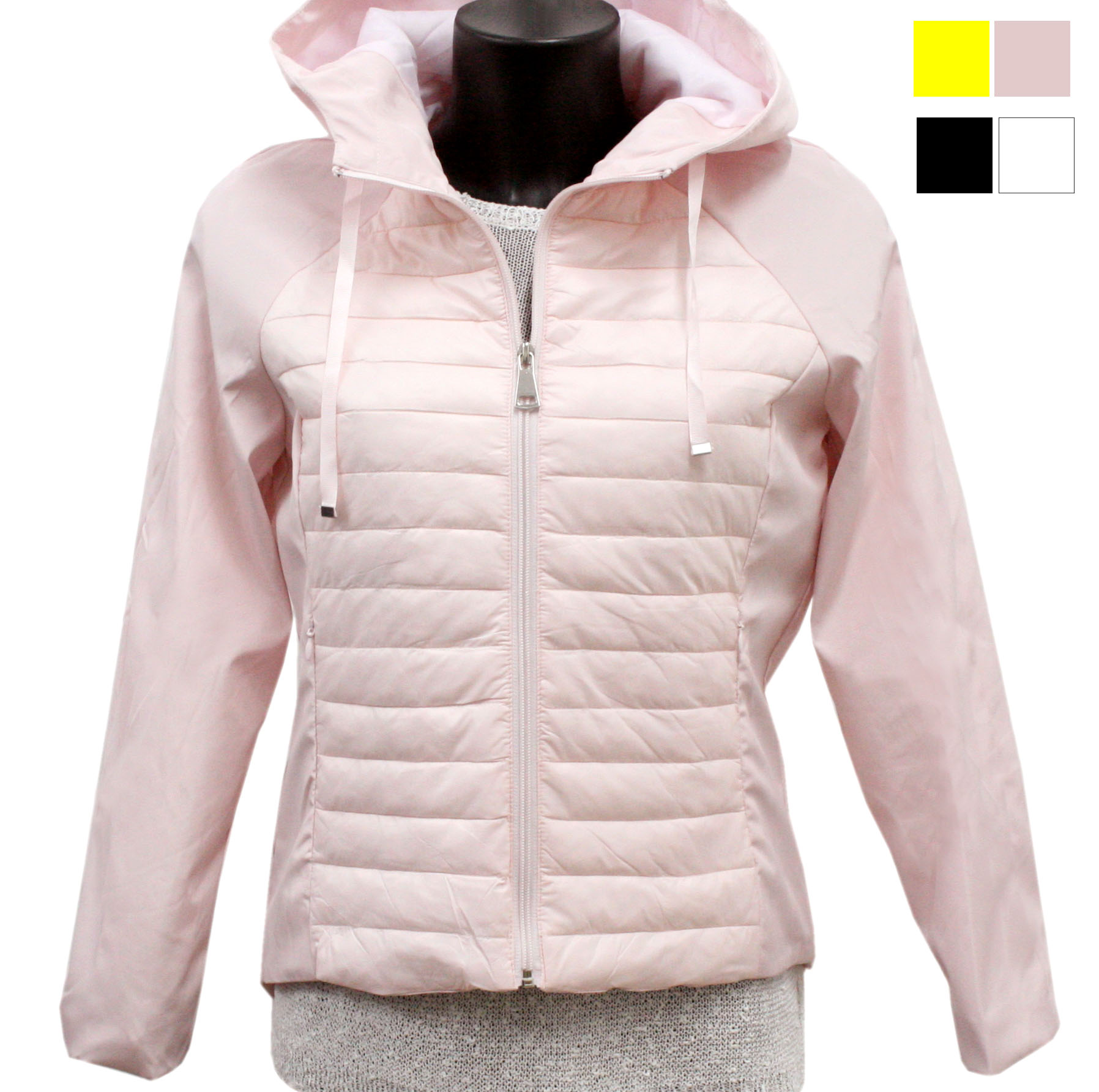 GIACCA PIUMINO CON CAPPUCCIO COLORE ROSA GIACCA PIUMINO CON CAPPUCCIO COLORE ROSA